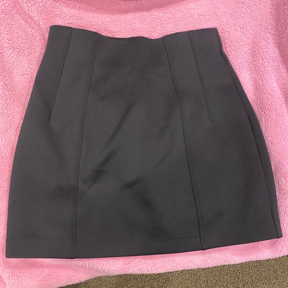 Zara Skirts Zara Mini High Waisted Black Skirt Poshmark